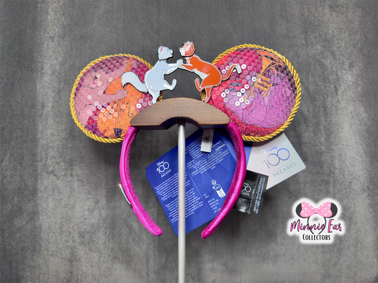 Disney 100 Decades Collection Ears – 1970s The Aristocats Ears – Minnie ...