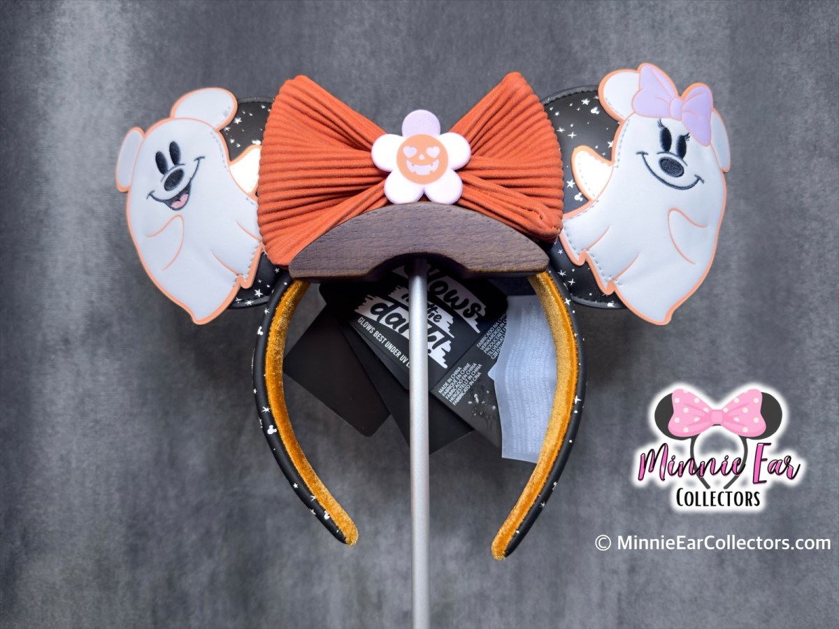Mickey & Minnie Floral Ghost Glow Loungefly Ears – Minnie Ear Collectors